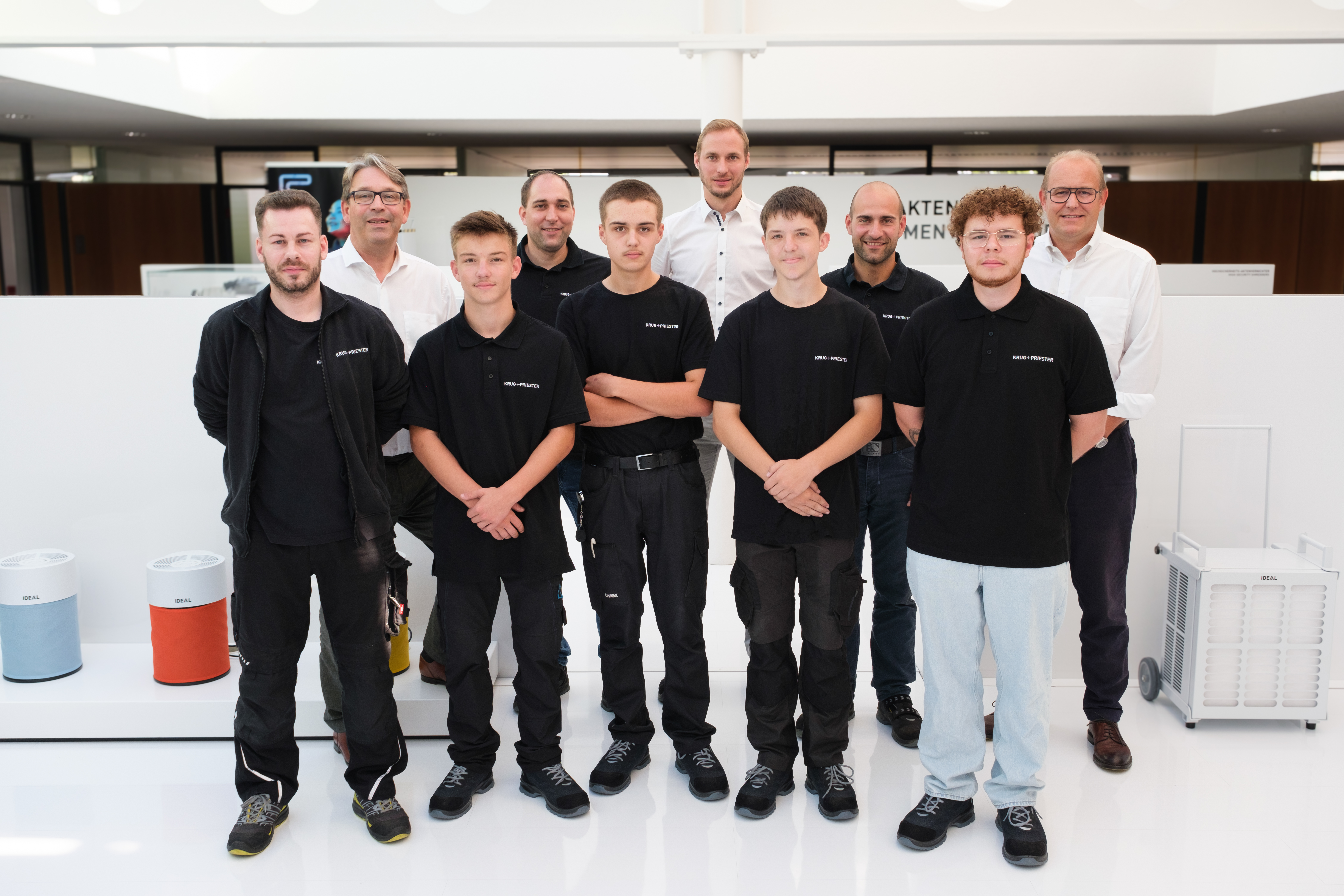 Ausbildungsstart beim Balinger Familienunternehmen Krug + Priester